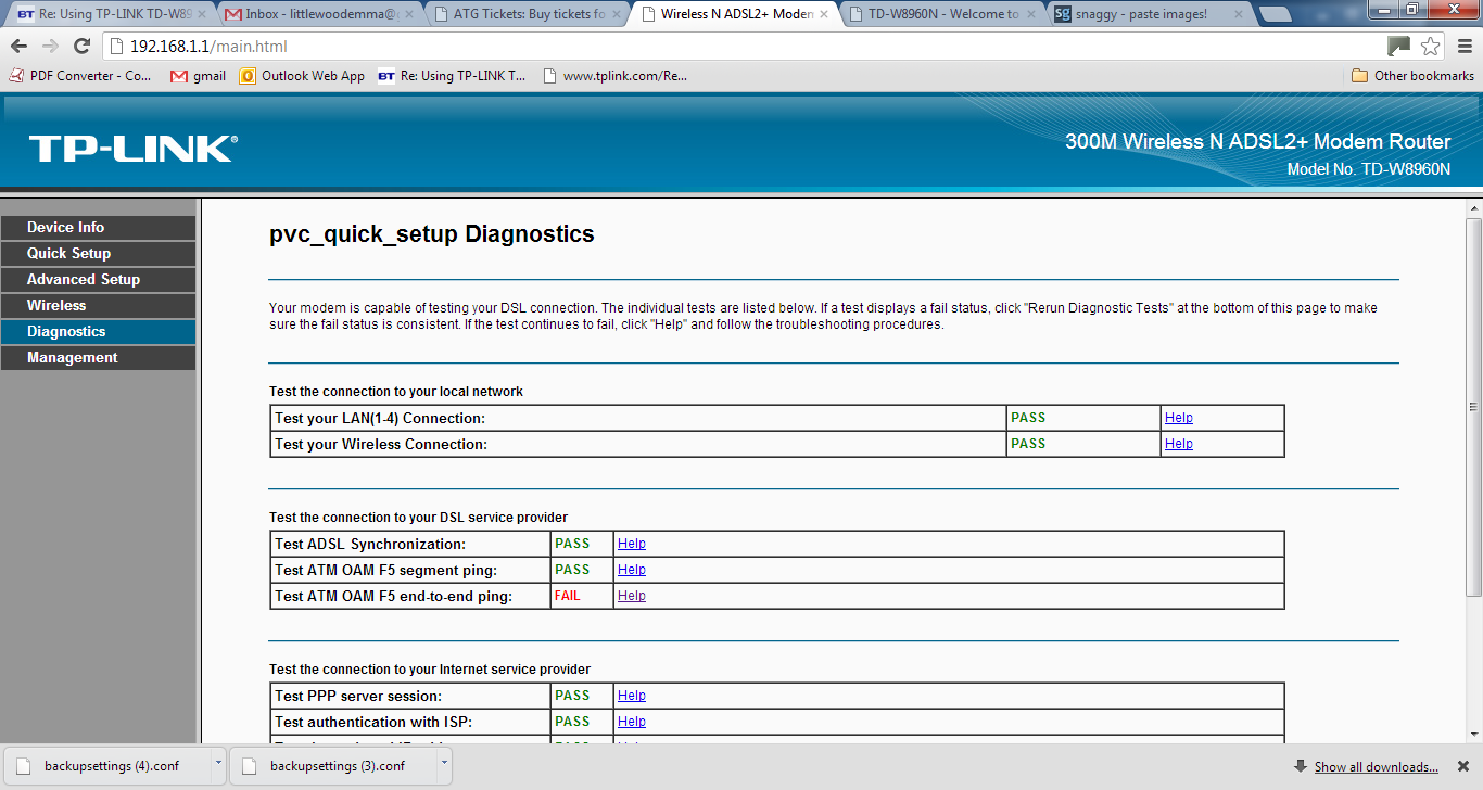 Solved: Using TP-LINK TD-W896ON on ADSL - BT Community