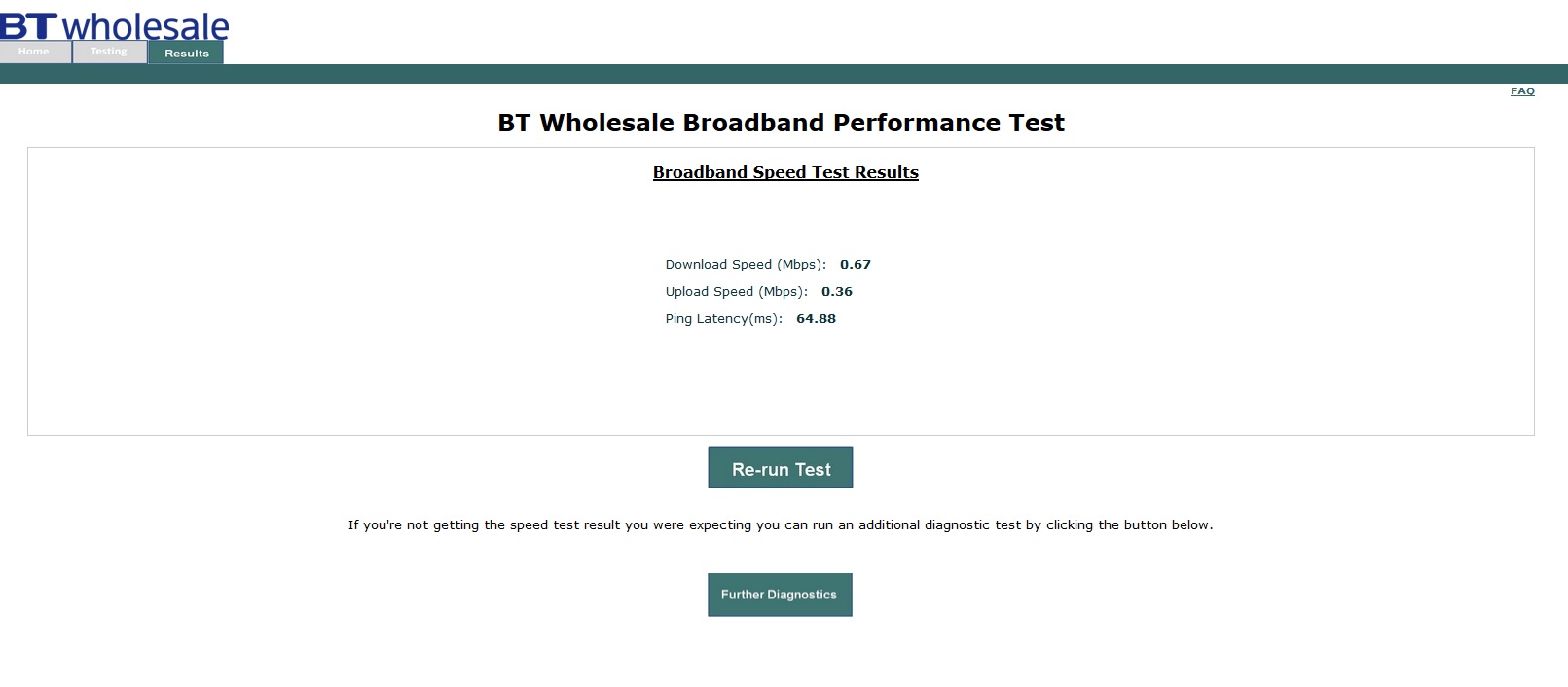 slow connection - BT Community