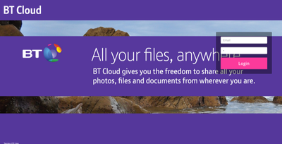 BT Cloud Web Site Test Login - BT Community