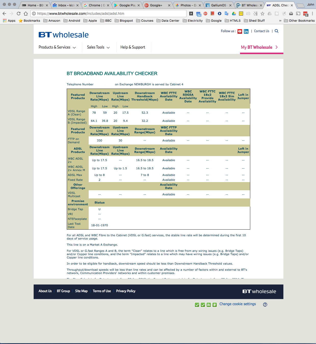 BT Infinity Speed lower than predicted - Page 3 - BT Community