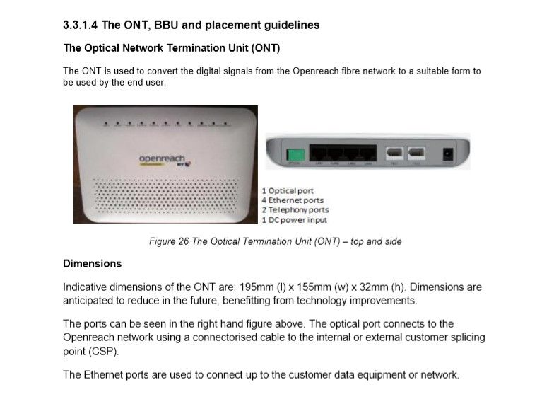 Type & Size of BT ONT Used? - BT Community
