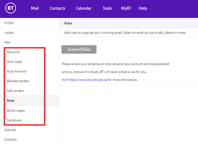 Re: Accessing BTinternet email account settings to... - BT Community