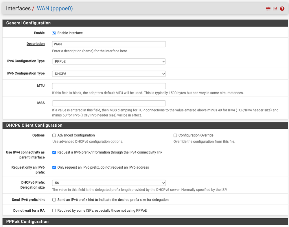 Solved: Yet another pfSense IPv6 question - BT Community